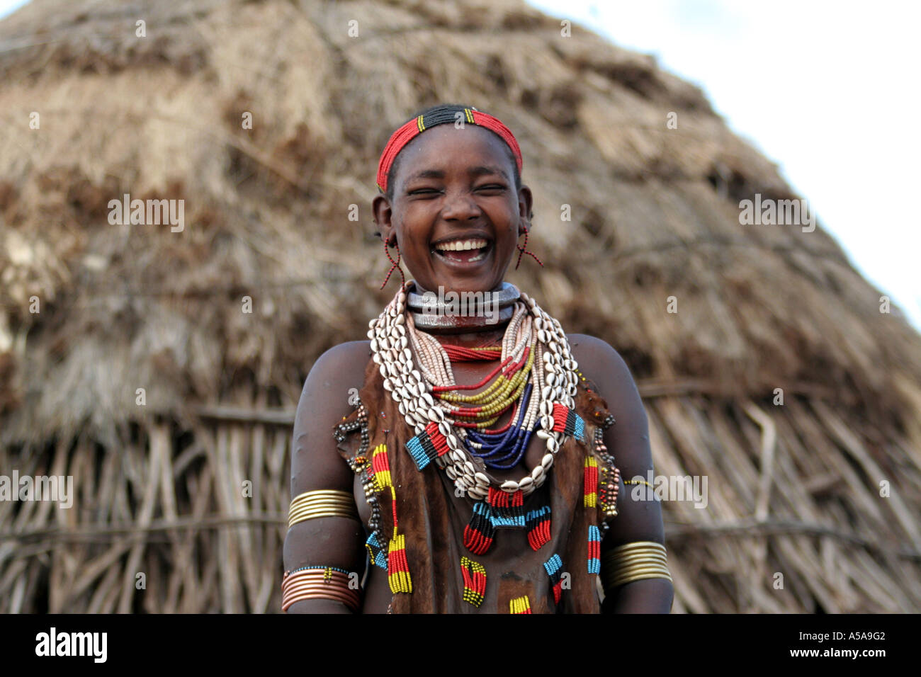 Hamer Tribe Hamer Women Have A Beautiful Traditional Hairstyle, Called