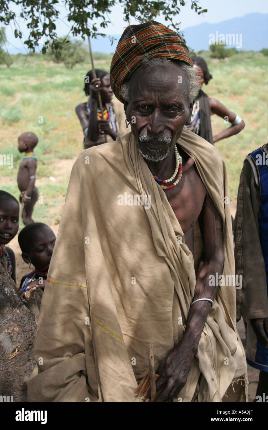 Arbore tribe chief, Lower Omo Valle, Ethiopia Stock Photo - Alamy