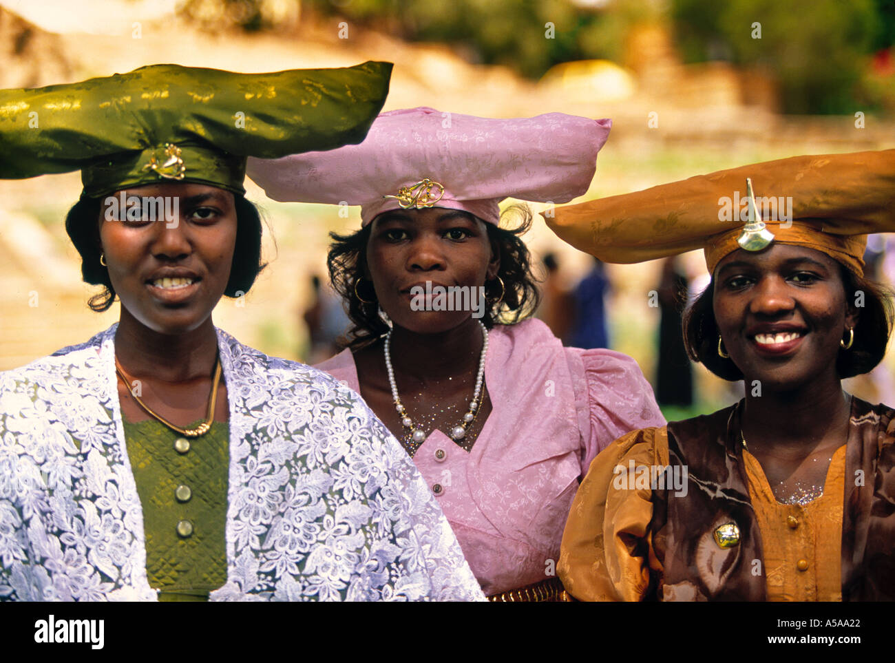 Herero women, Windhoek, Namibia Stock Photo - Alamy