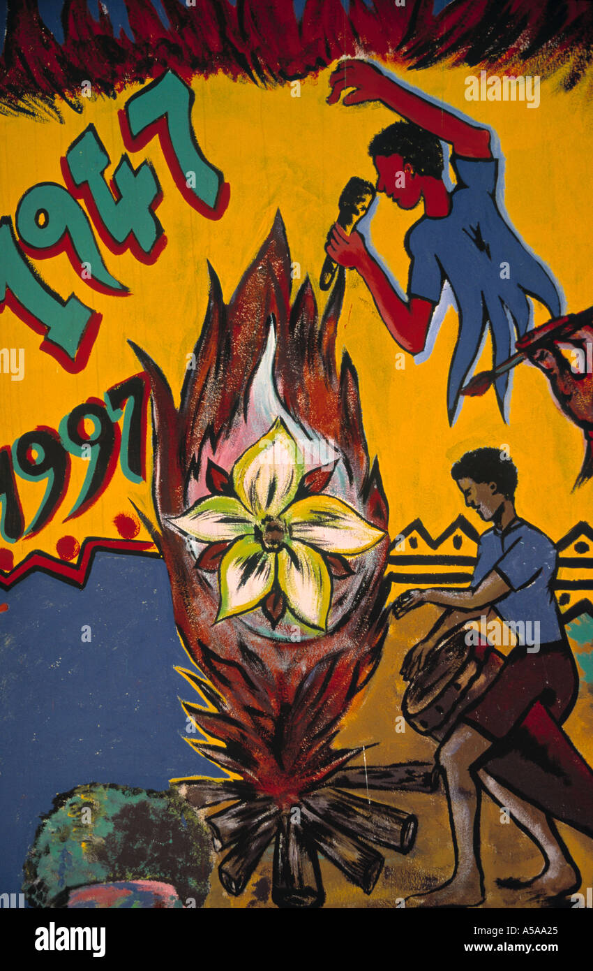 Mural, Penduka Arts Centre, Windhoek, Namibia Stock Photo - Alamy