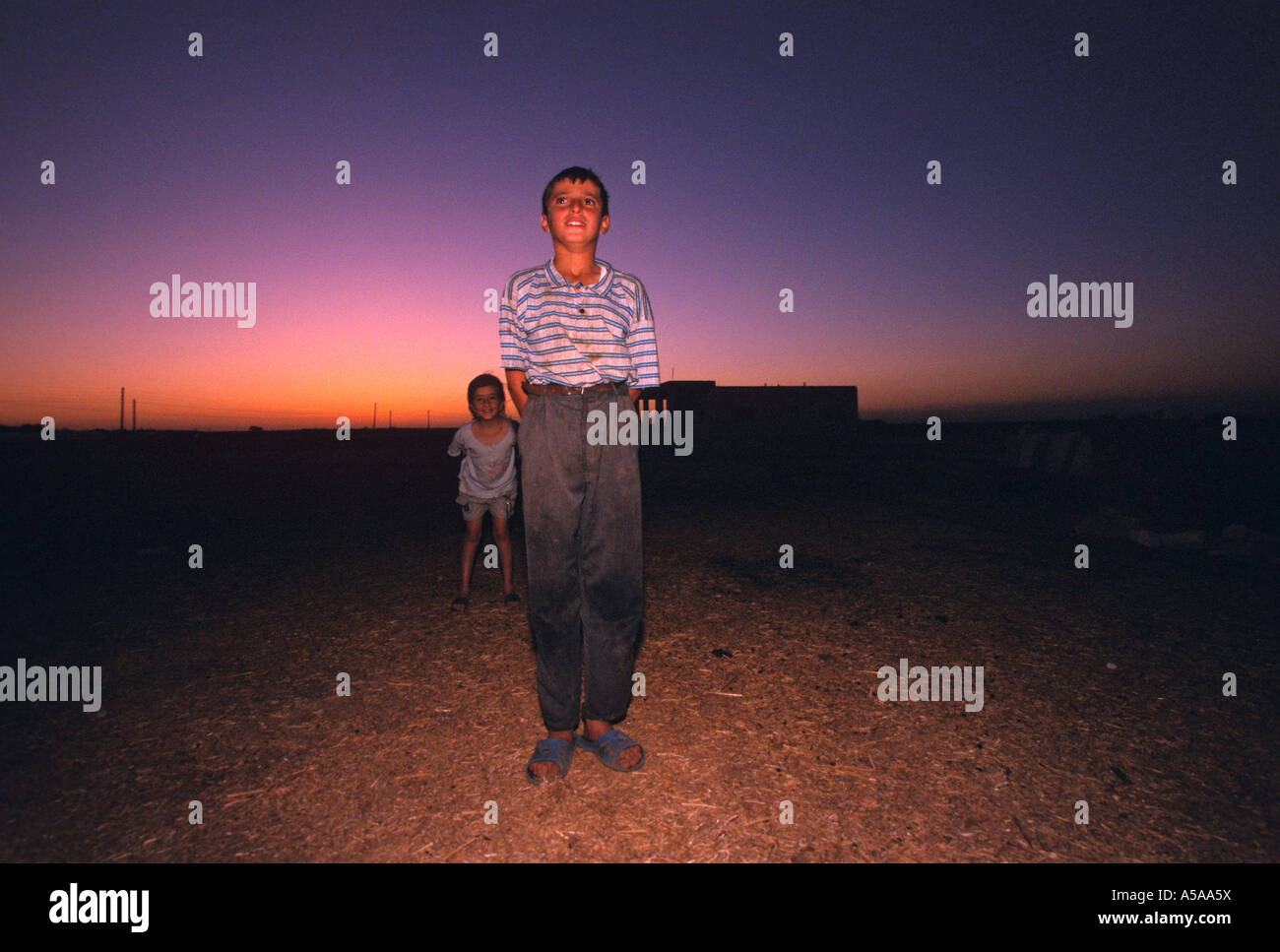 A Syrian boy posing for the camera in Aleppo Stock Photo - Alamy