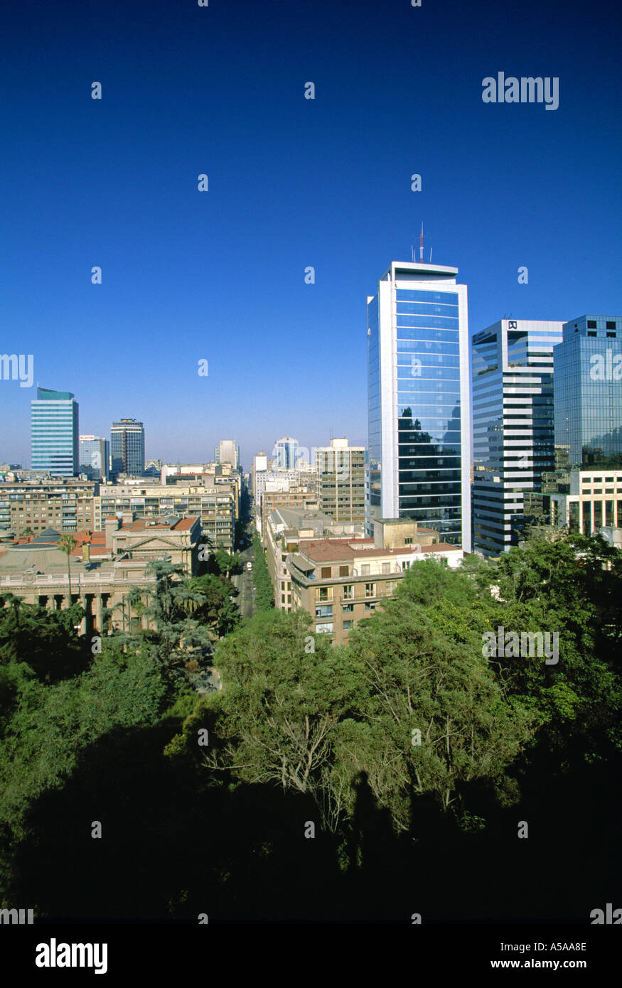 Downtown Santiago, Chile Stock Photo - Alamy