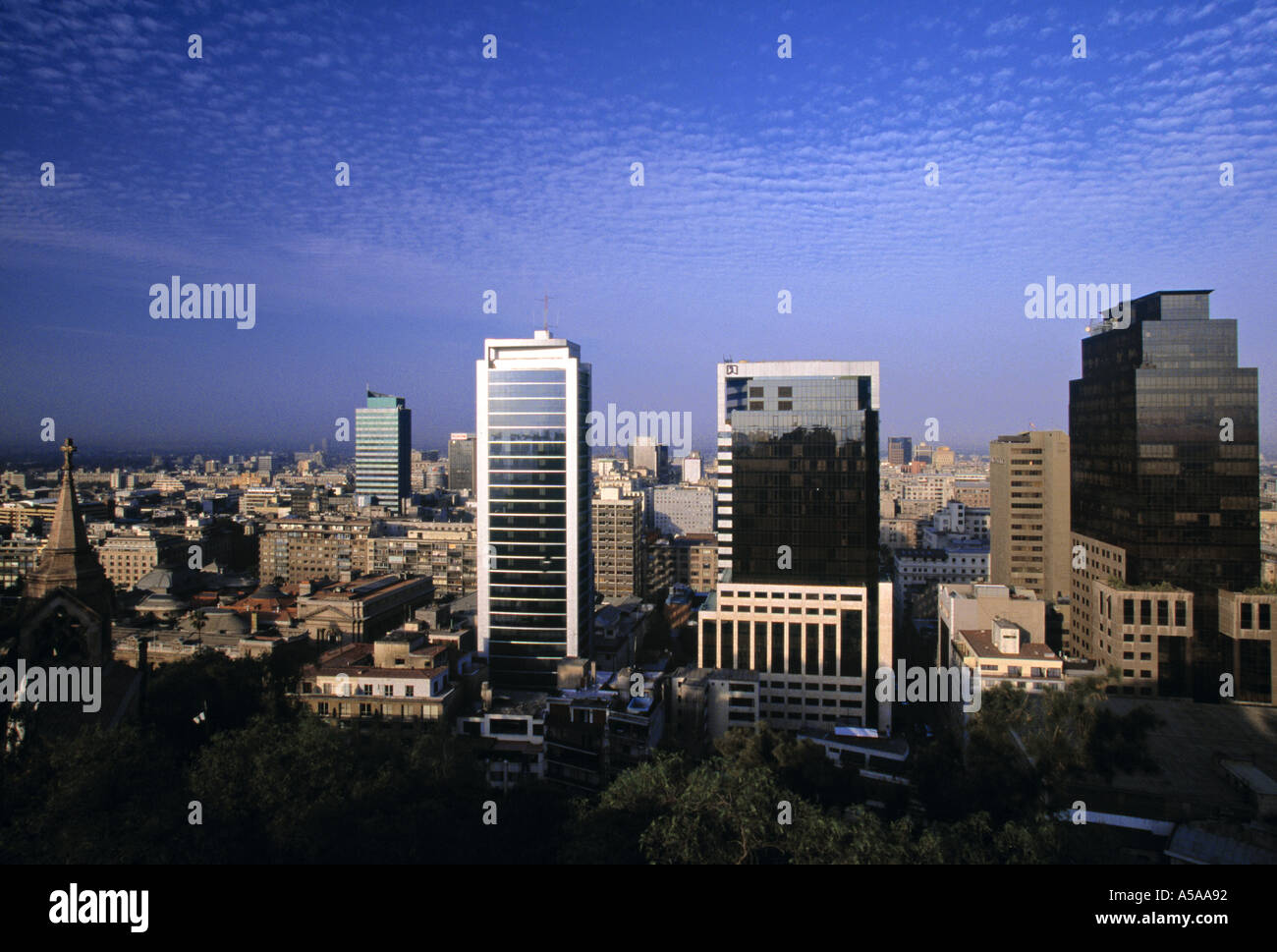 Downtown Santiago, Chile Stock Photo - Alamy