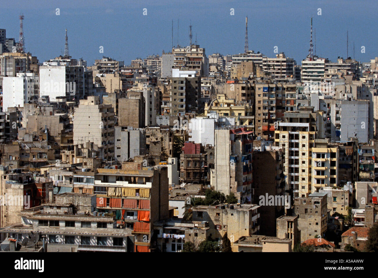 A view of downtown Beirut Lebanon Stock Photo - Alamy