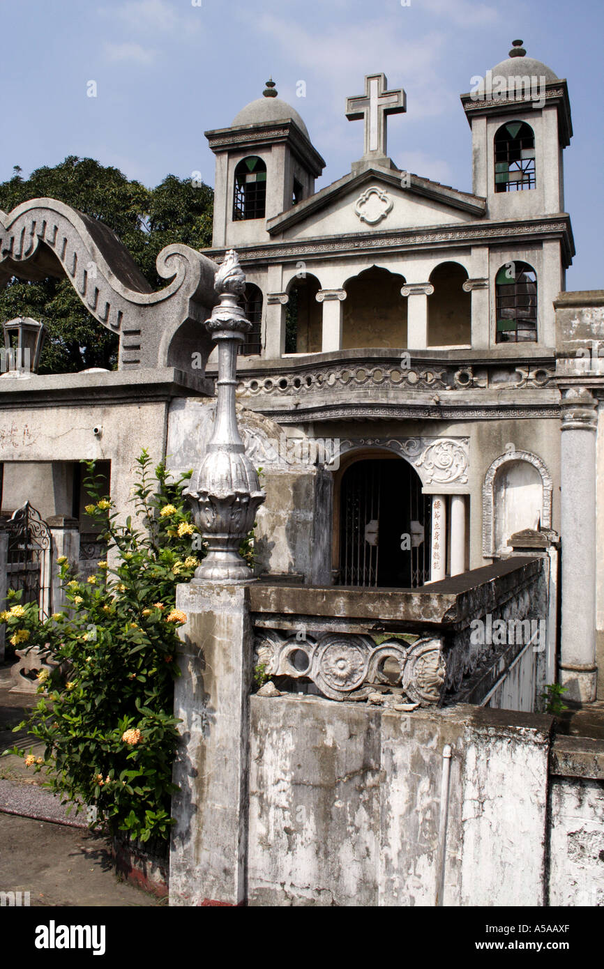 Philippine Islands, Ornate tomb in the Chinese Cemetery, City of the ...