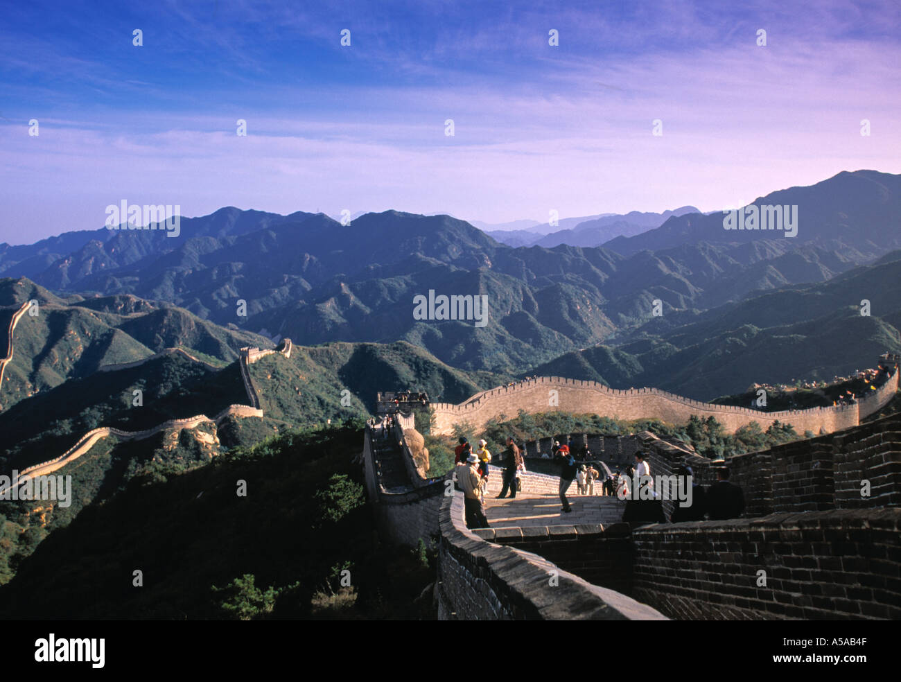 Great Wall of China, Badaling, China Stock Photo - Alamy