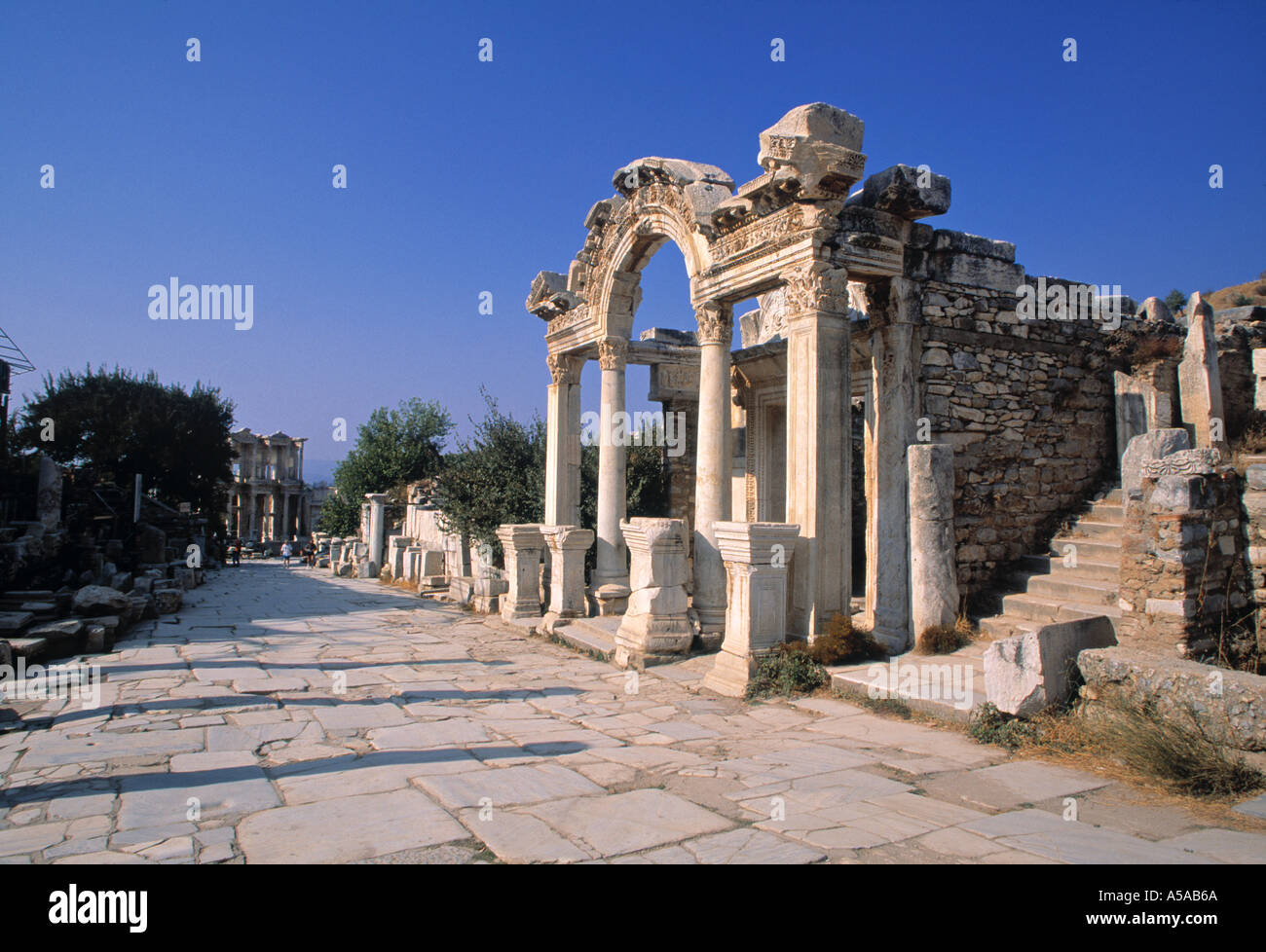 Temple of Hadrian, Ephesus, Turkey Stock Photo - Alamy