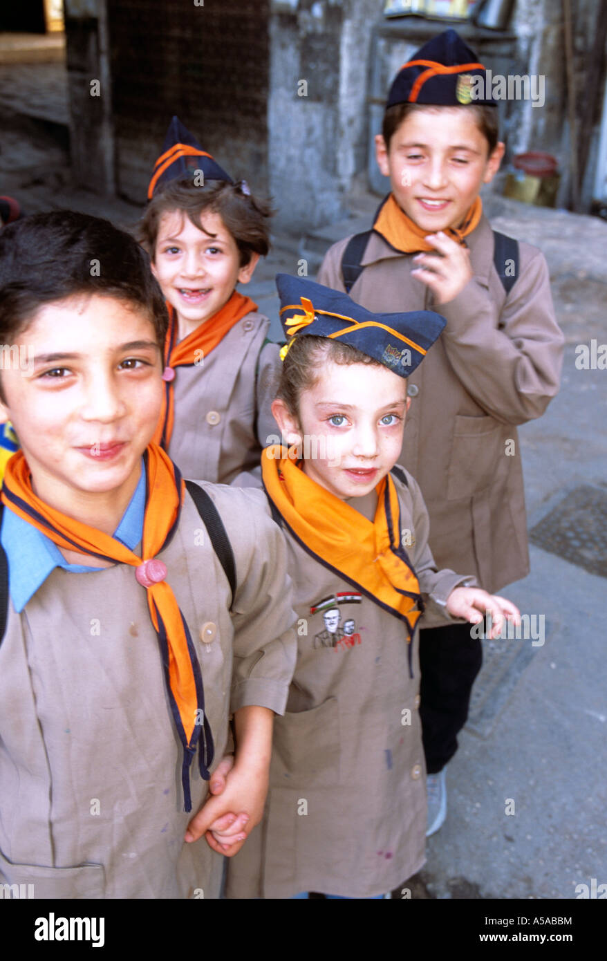 Syrian boy uniform hi-res stock photography and images - Alamy