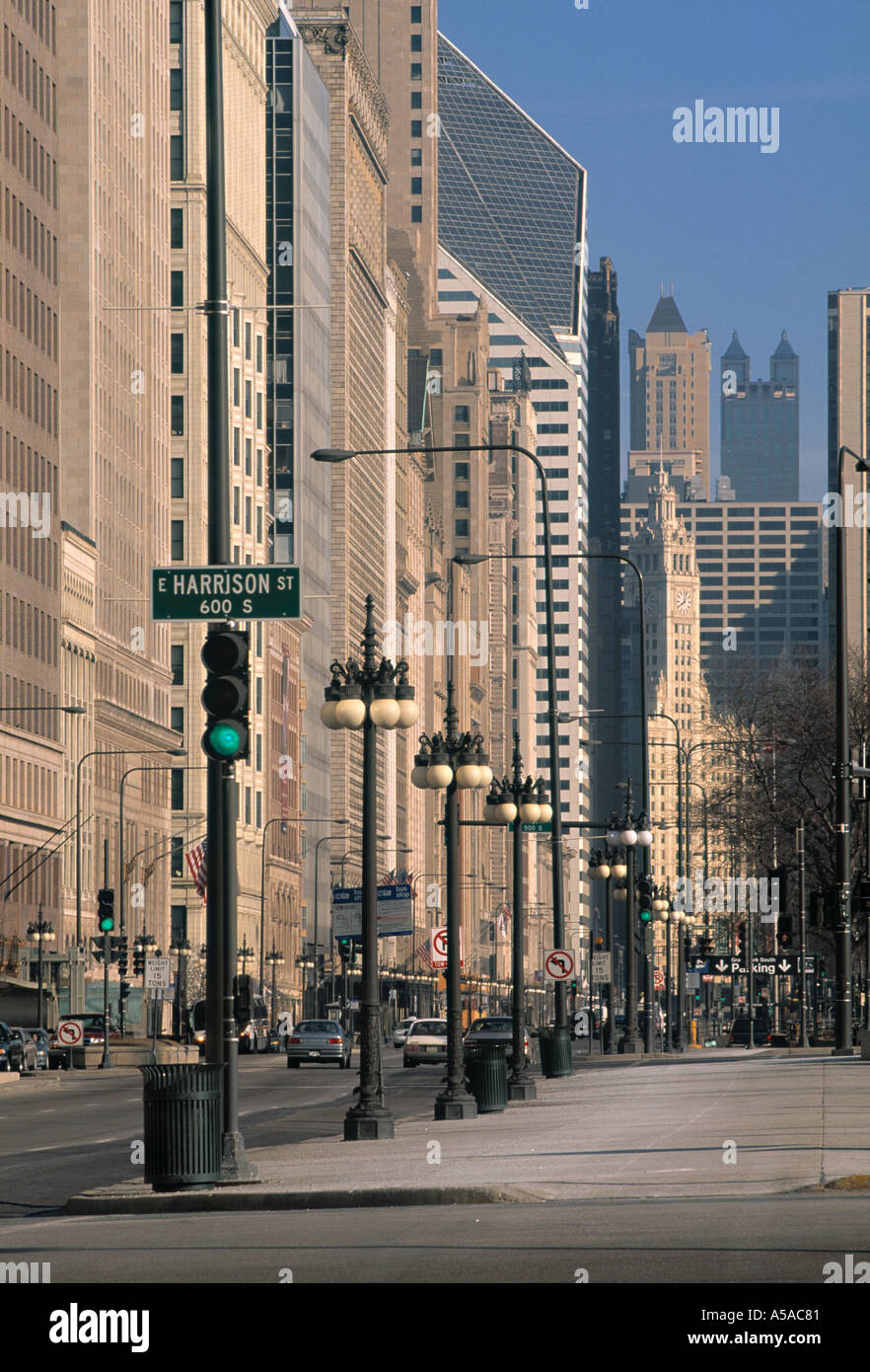 Michigan Avenue, Chicago, Illinois, USA Stock Photo - Alamy