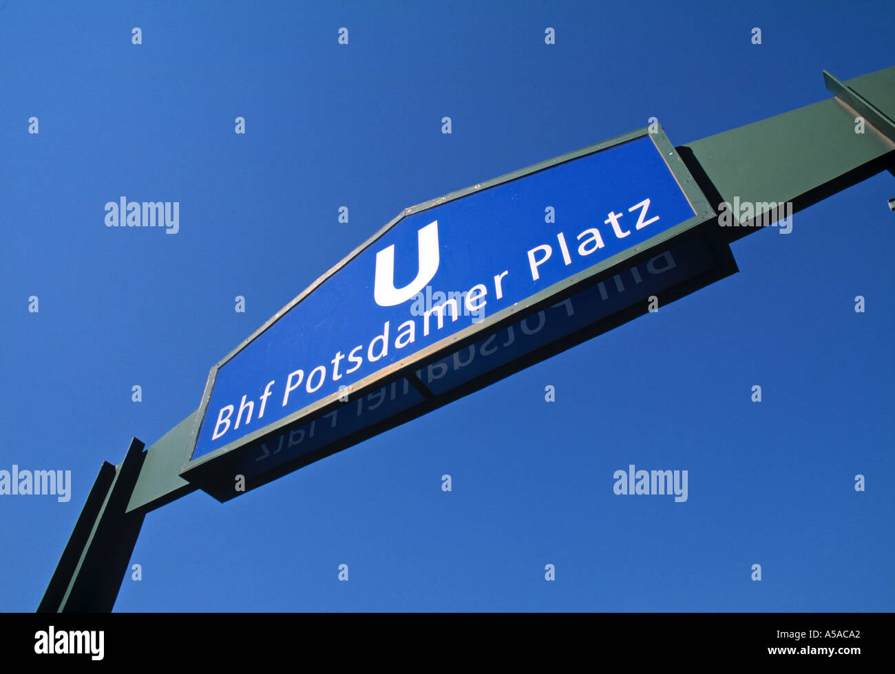 U Bahn sign, Berlin, Germany Stock Photo - Alamy