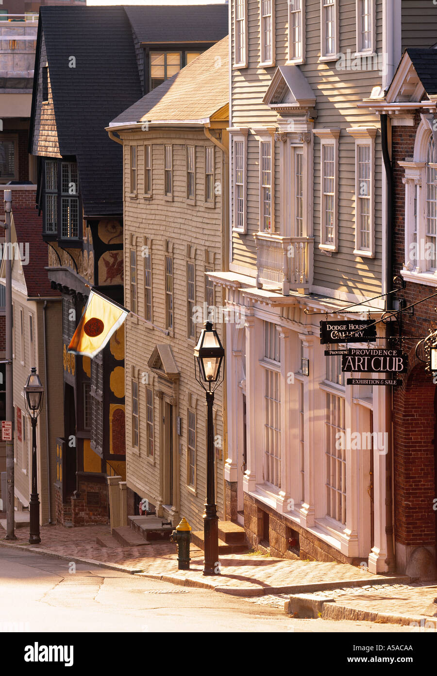 St. Thomas Street, Providence, Rhode Island, USA Stock Photo - Alamy