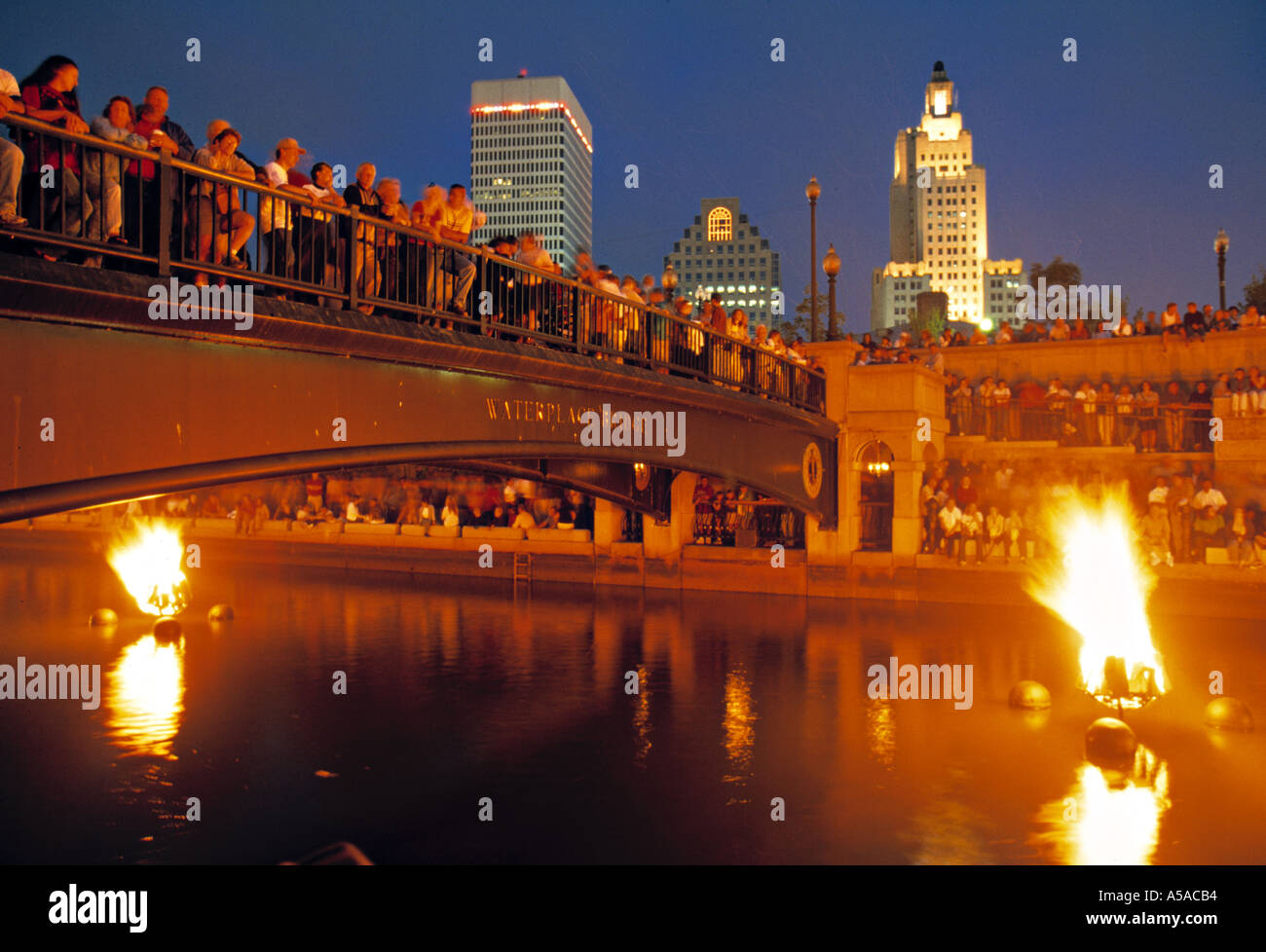Waterfire hi-res stock photography and images - Alamy
