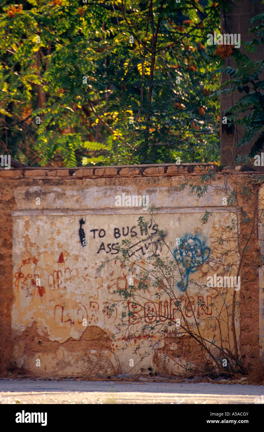 Grafitti on the street of Beirut Lebanon Stock Photo - Alamy