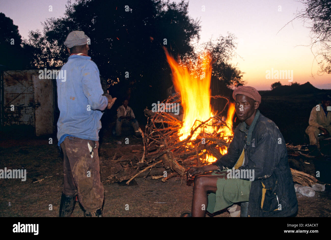 People gathering around camp fire Stock Photo - Alamy
