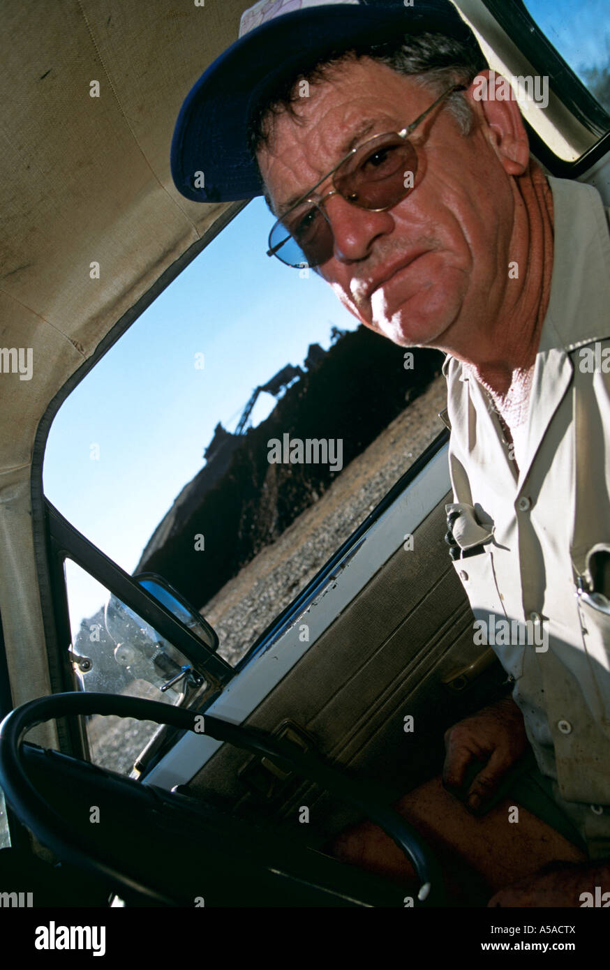 A diamond miner in South Africa Stock Photo - Alamy