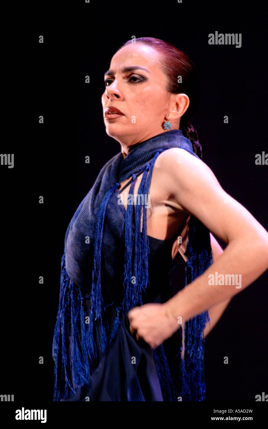 Isabel Bayon performing in the Flamenco Festival 07 at Sadlers Wells ...