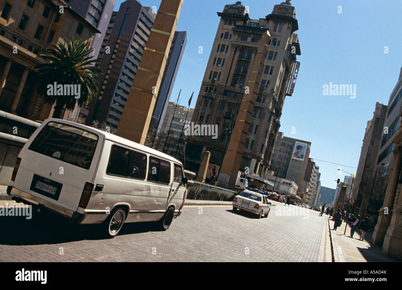A street scene in Johannesburg South Africa Stock Photo - Alamy