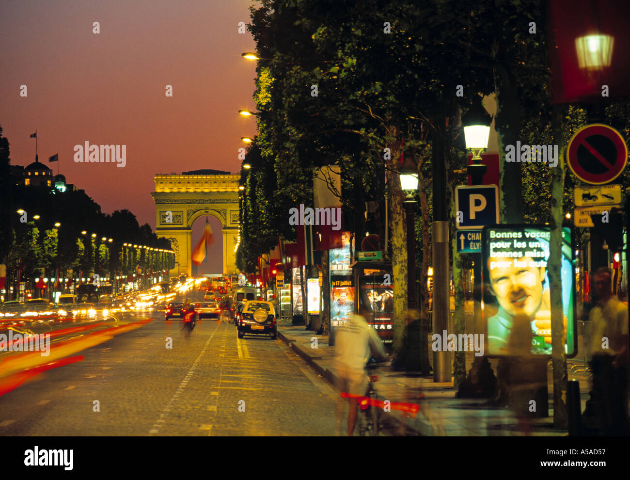 Champs Elysees, Paris, France Stock Photo - Alamy