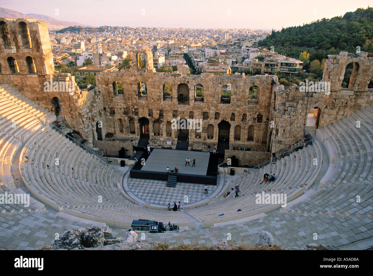 Odeion of Herod Atticus, Acropolis, Athens, Greece Stock Photo - Alamy