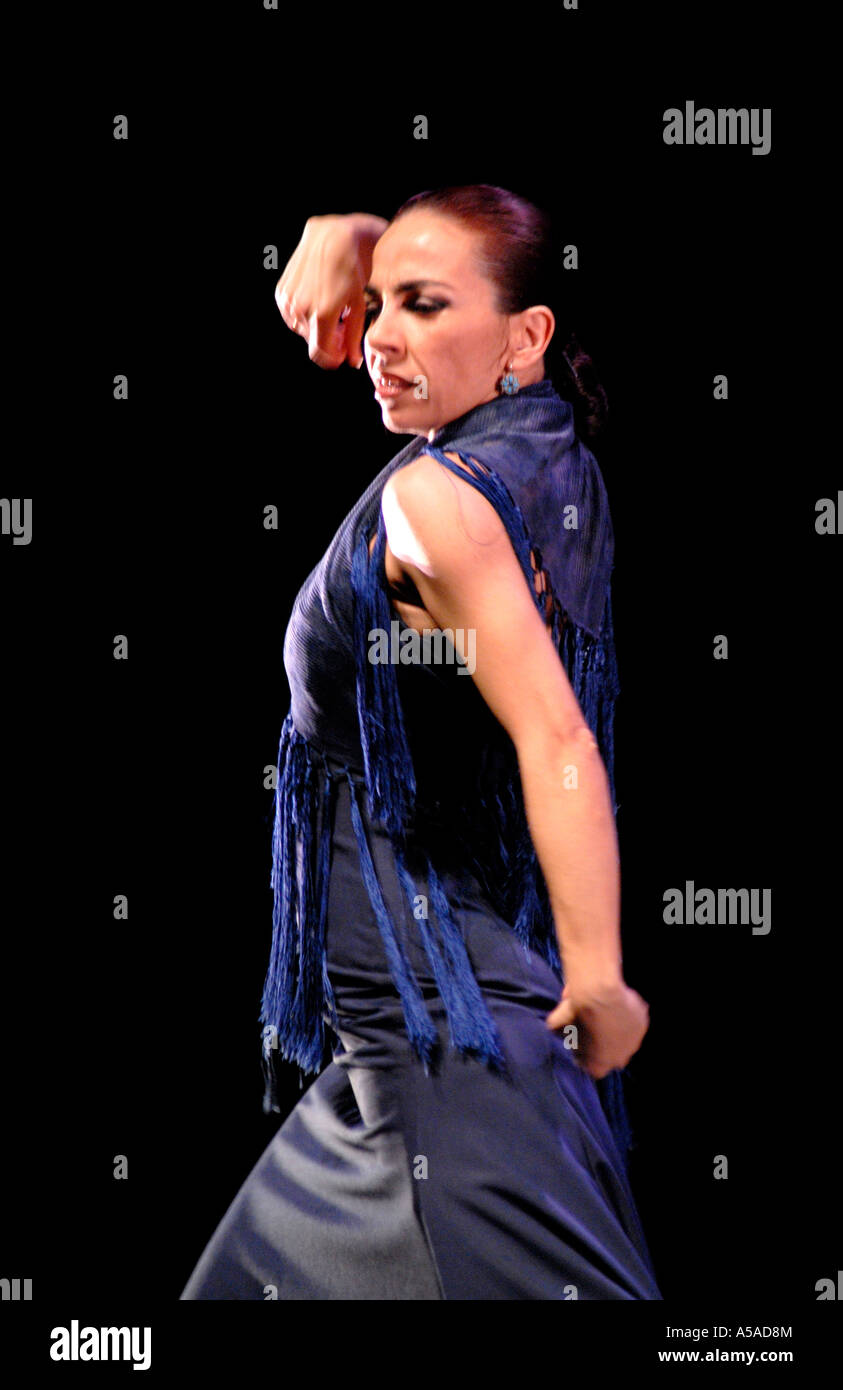 Isabel Bayon performing in the Flamenco Festival 07 at Sadlers Wells ...