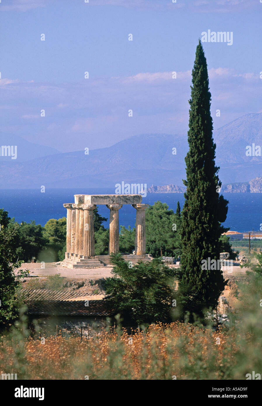 Temple of corinth hi-res stock photography and images - Alamy