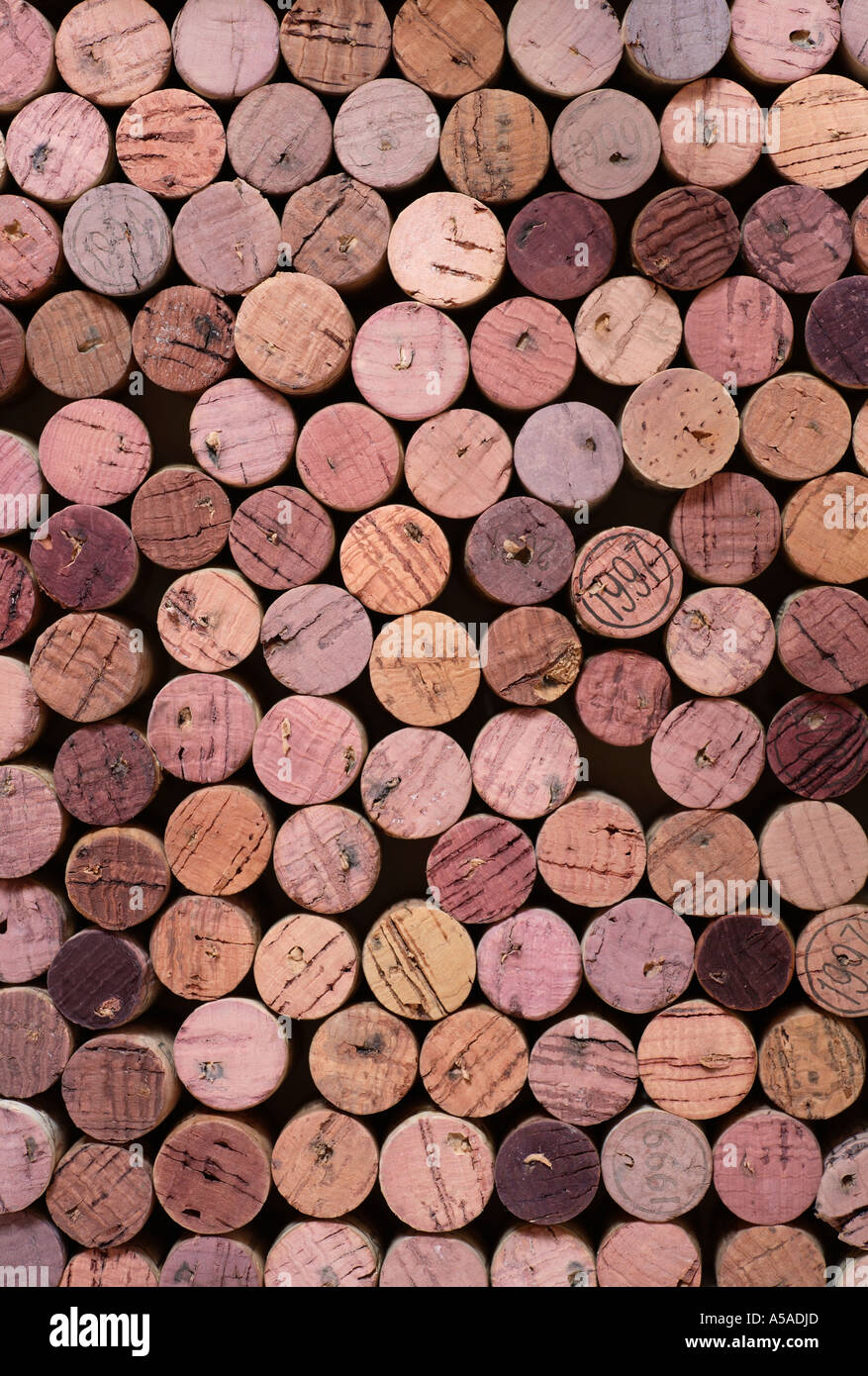 Red wine corks Stock Photo - Alamy