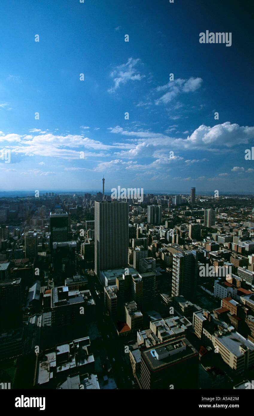 An aerial view of the city of Johannesburg South Africa Stock Photo - Alamy