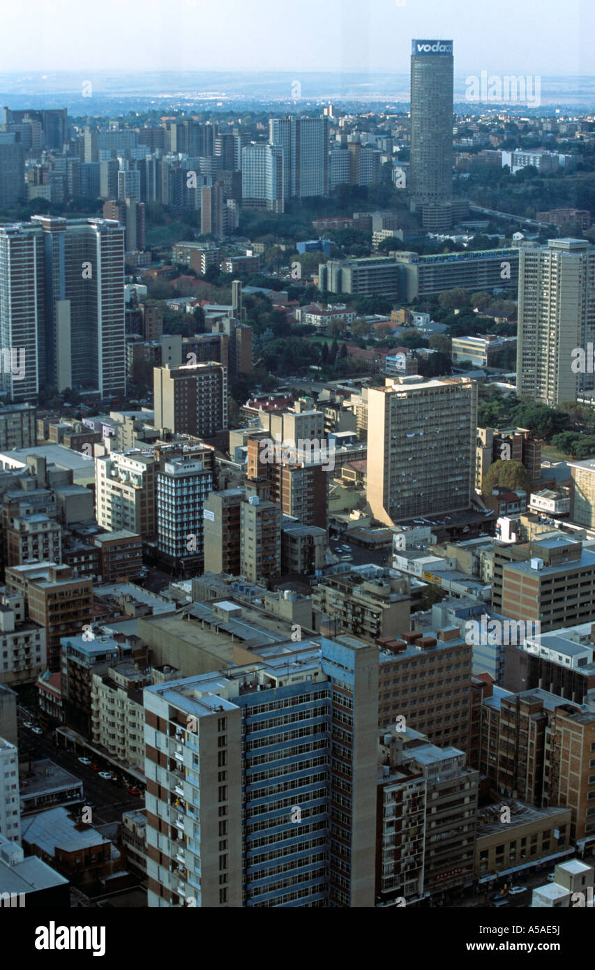 An aerial view of Johannesburg South Africa Stock Photo - Alamy
