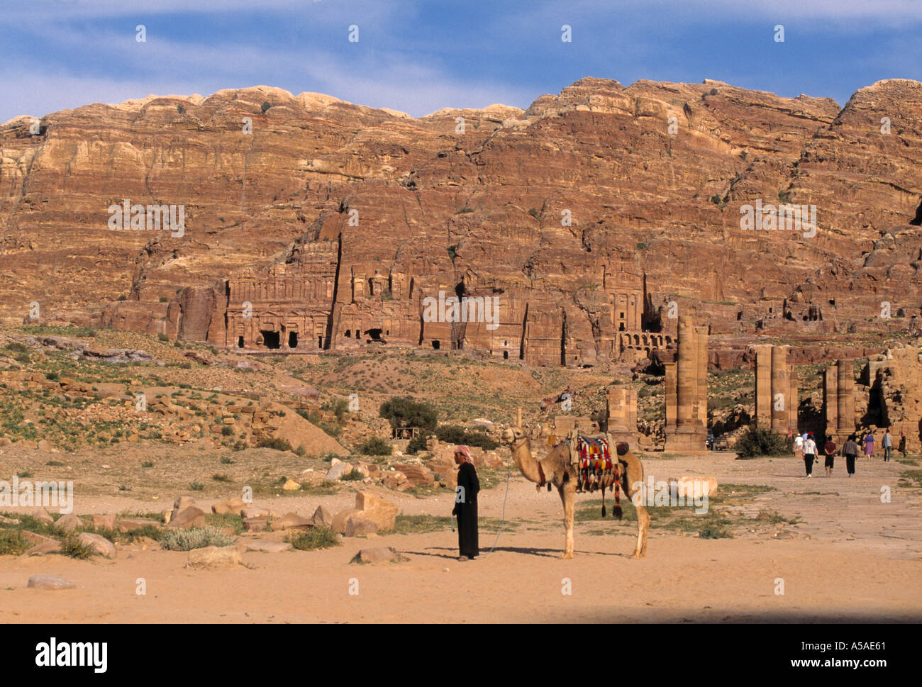 Royal Tombs, Petra, Jordan Stock Photo - Alamy
