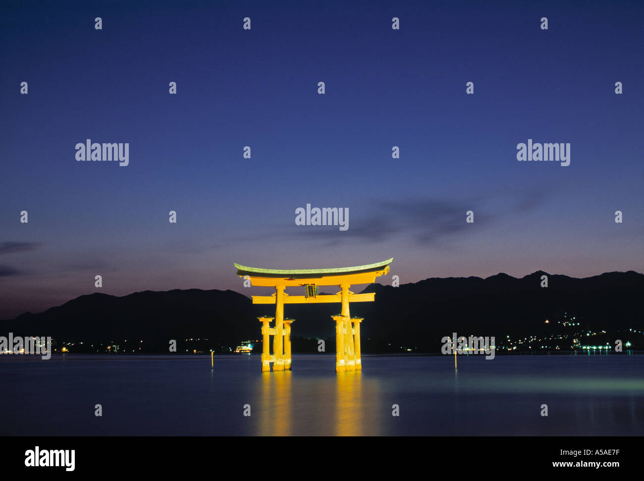 Tori Gate, Miyajima, Japan Stock Photo - Alamy