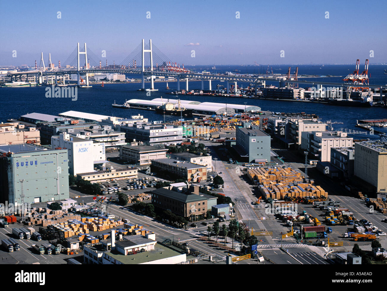 Port, Yokohama, Japan Stock Photo - Alamy
