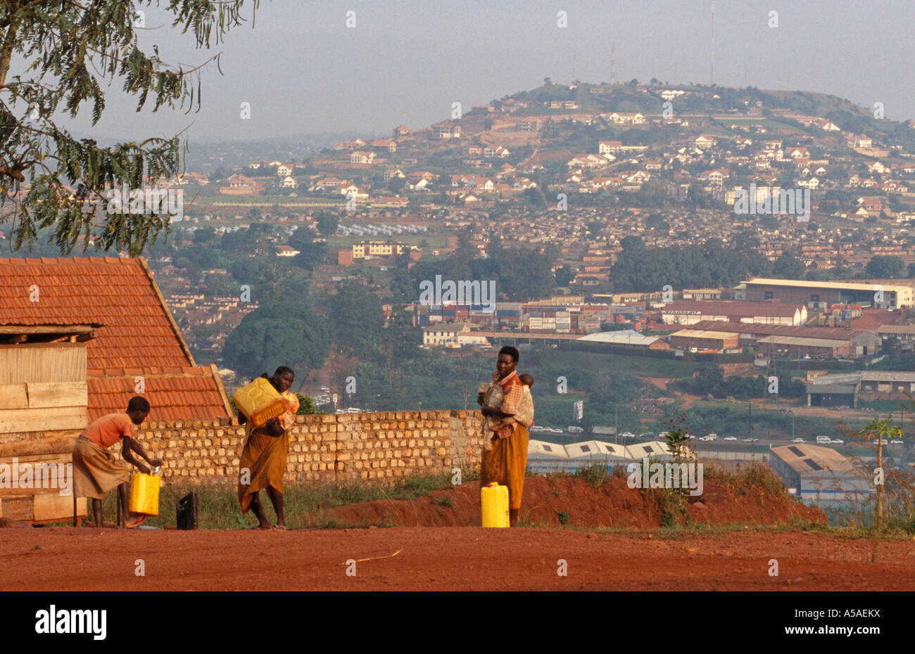A view of the Kampala the capital city of Uganda Stock Photo - Alamy