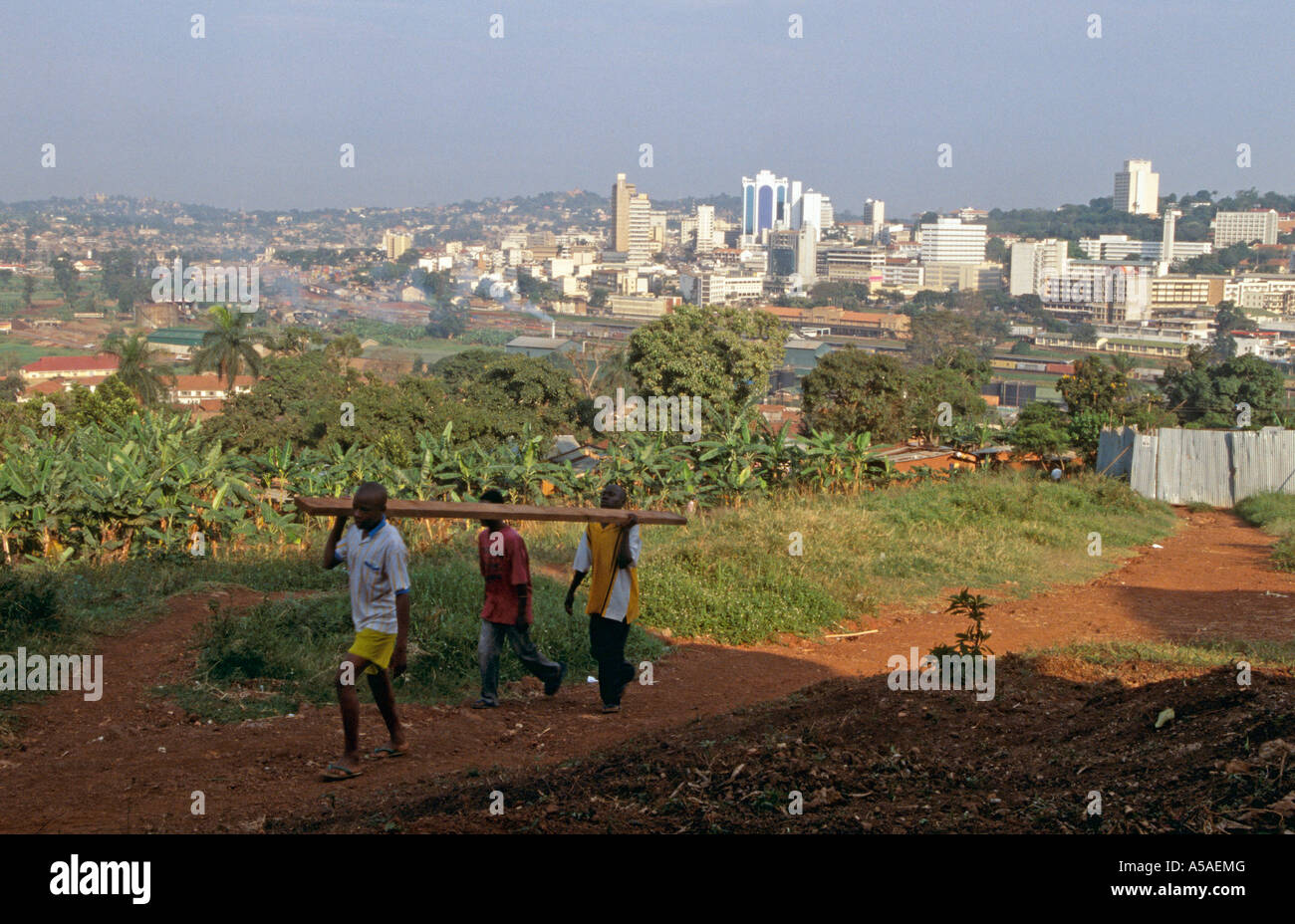 A view of the Kampala the capital city of Uganda Stock Photo - Alamy
