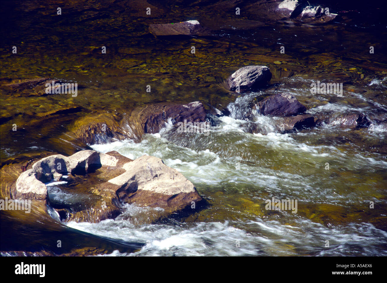 Rocks in River Stock Photo - Alamy