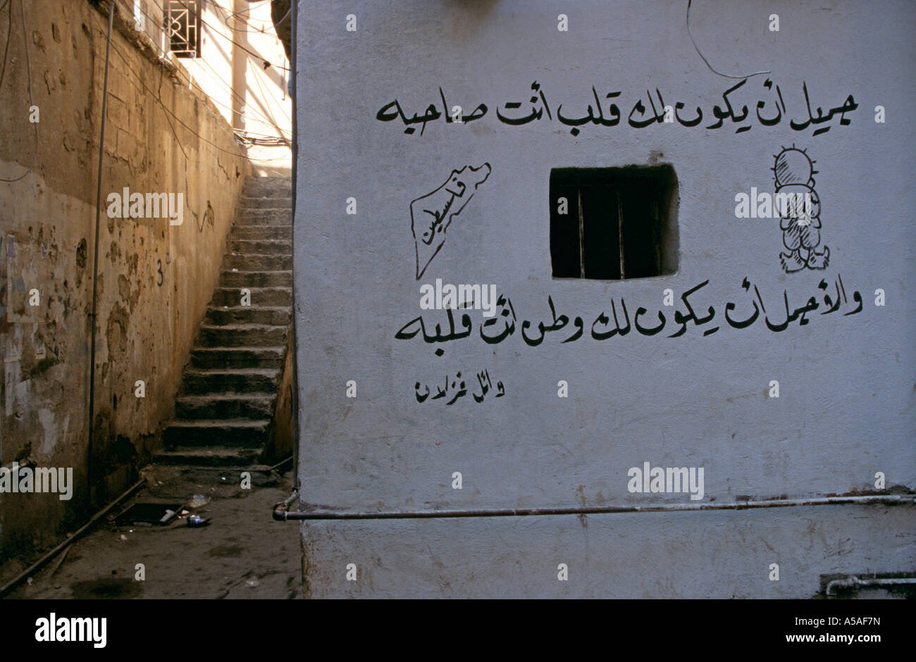 The Shatila refugee camp in Beirut Lebanon Stock Photo - Alamy