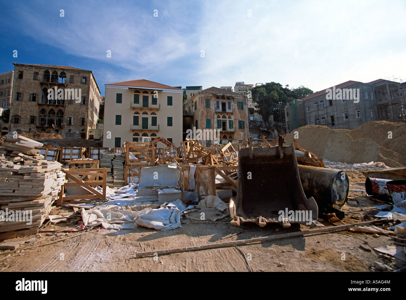 A construction site in Beirut Lebanon Stock Photo - Alamy