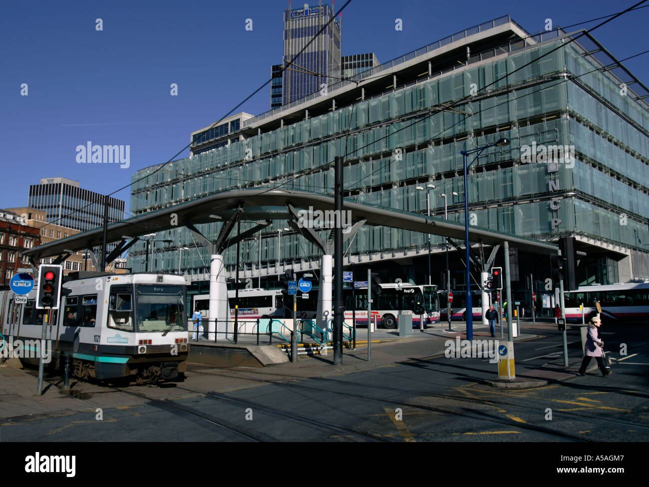 the new bus station at shudehill in manchester , uk Stock Photo - Alamy