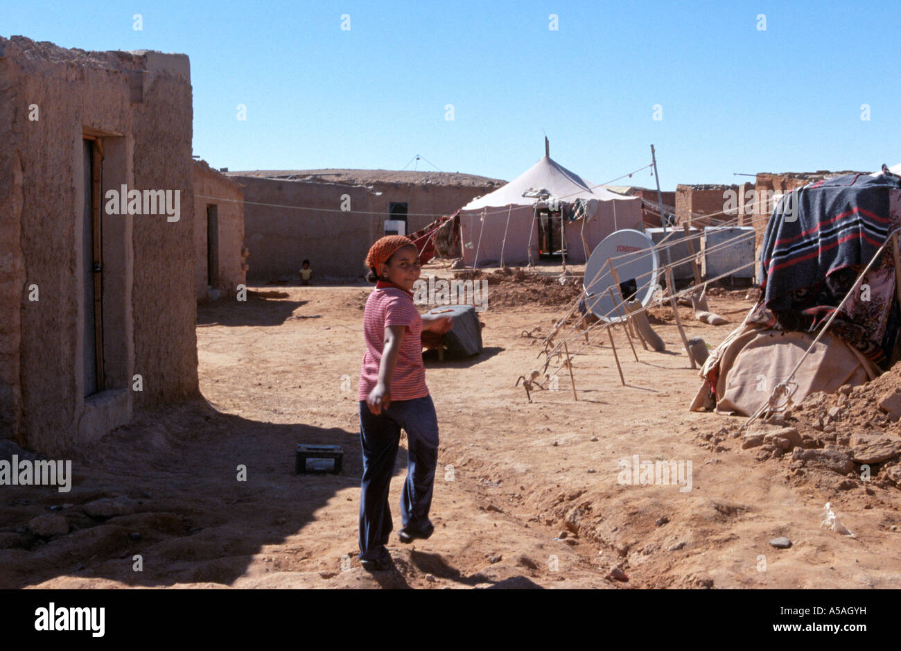 A Sahrawi girl in Tindouf Western Algeria Stock Photo - Alamy