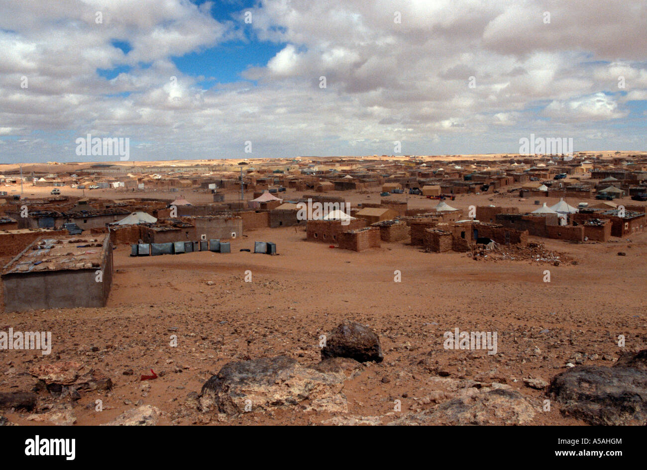 Refugee camp, Tindouf, Western Algeria Stock Photo - Alamy