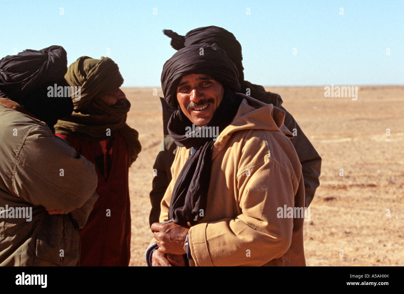 Sahrawi men in Tindouf Western Algeria Stock Photo - Alamy