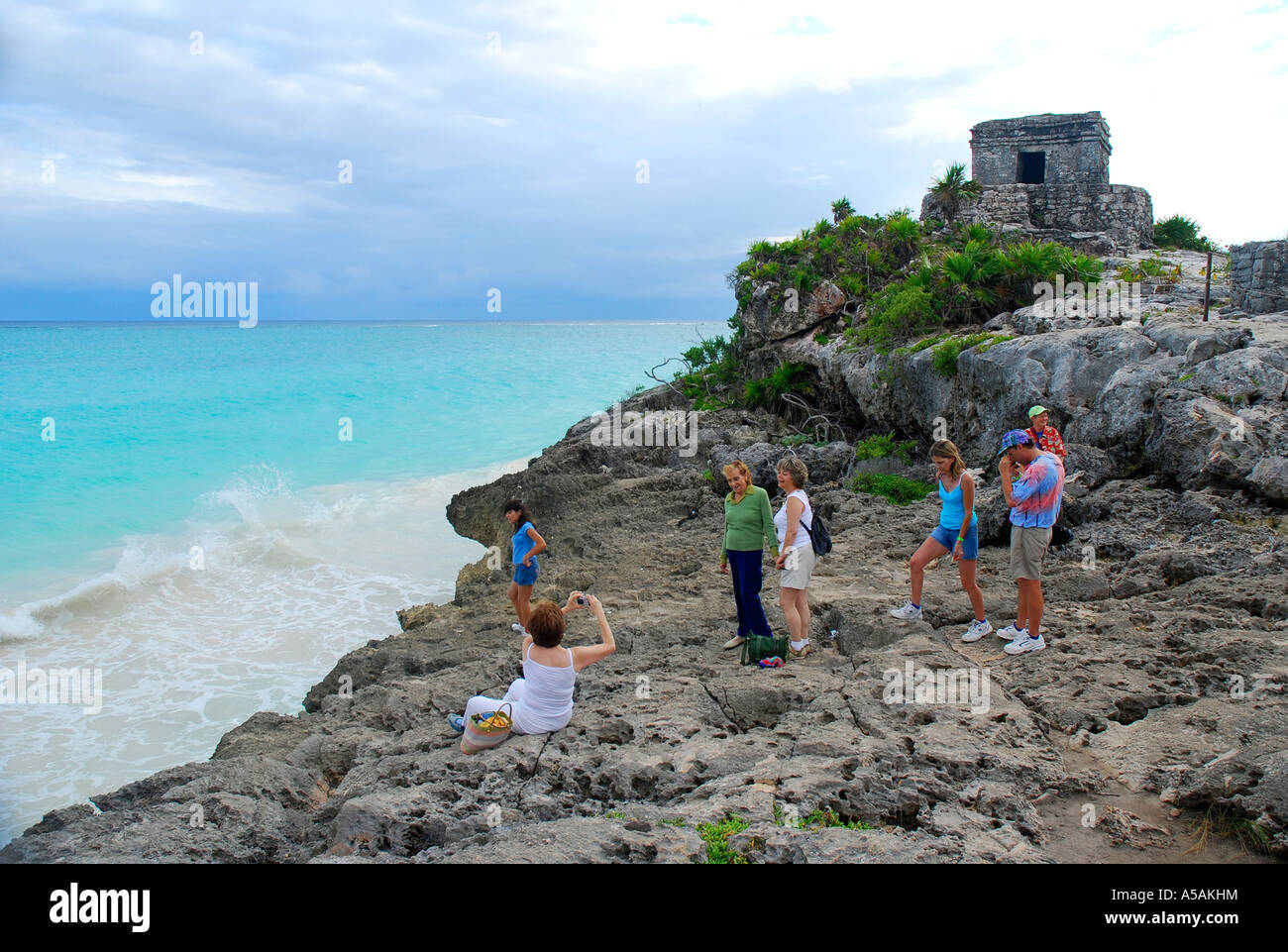 The ruins of ancient Mayan town Tulum is a popular day trip from Cancun ...