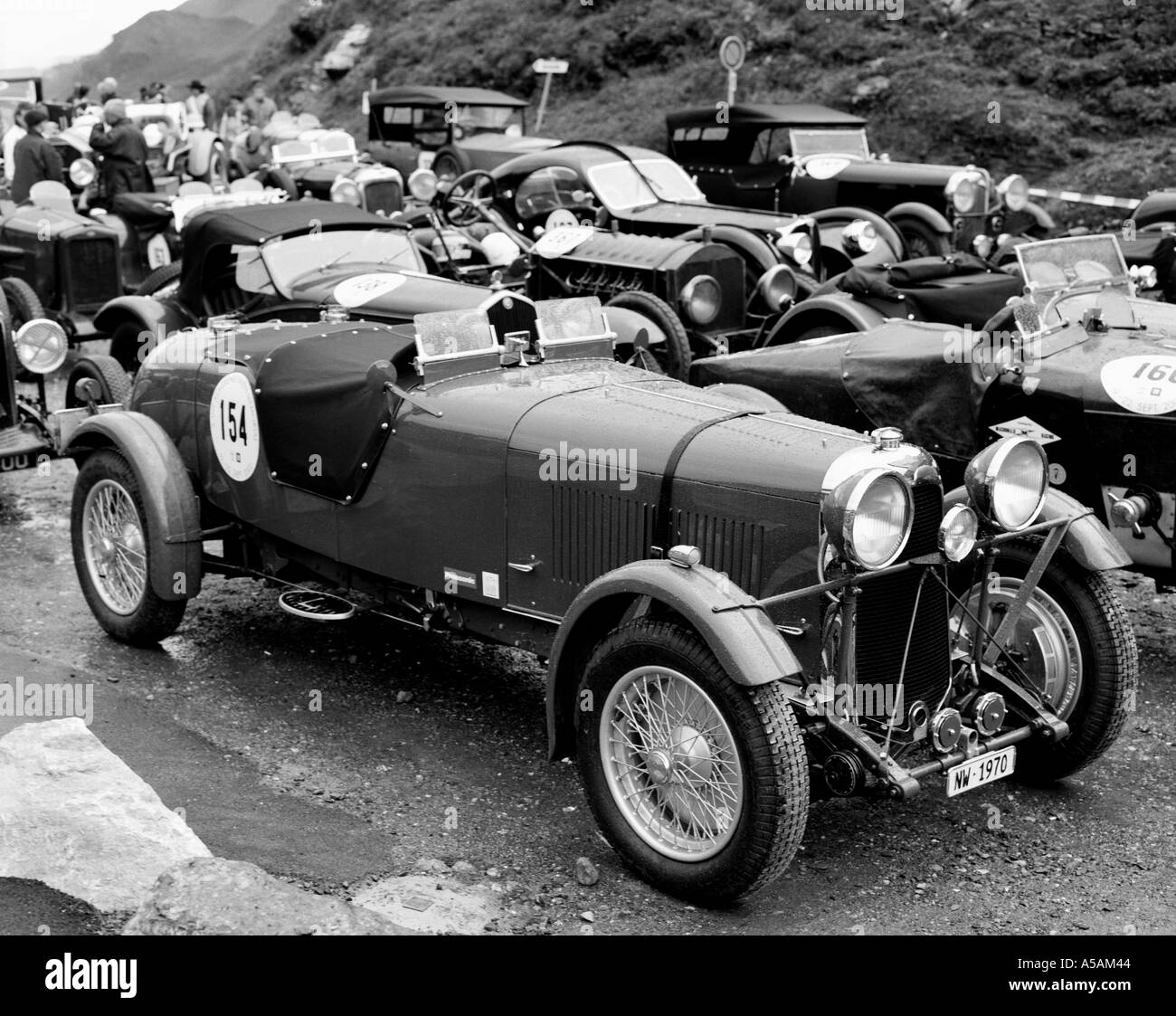 Historic Swiss Motor Race, Klausenrennen Stock Photo - Alamy