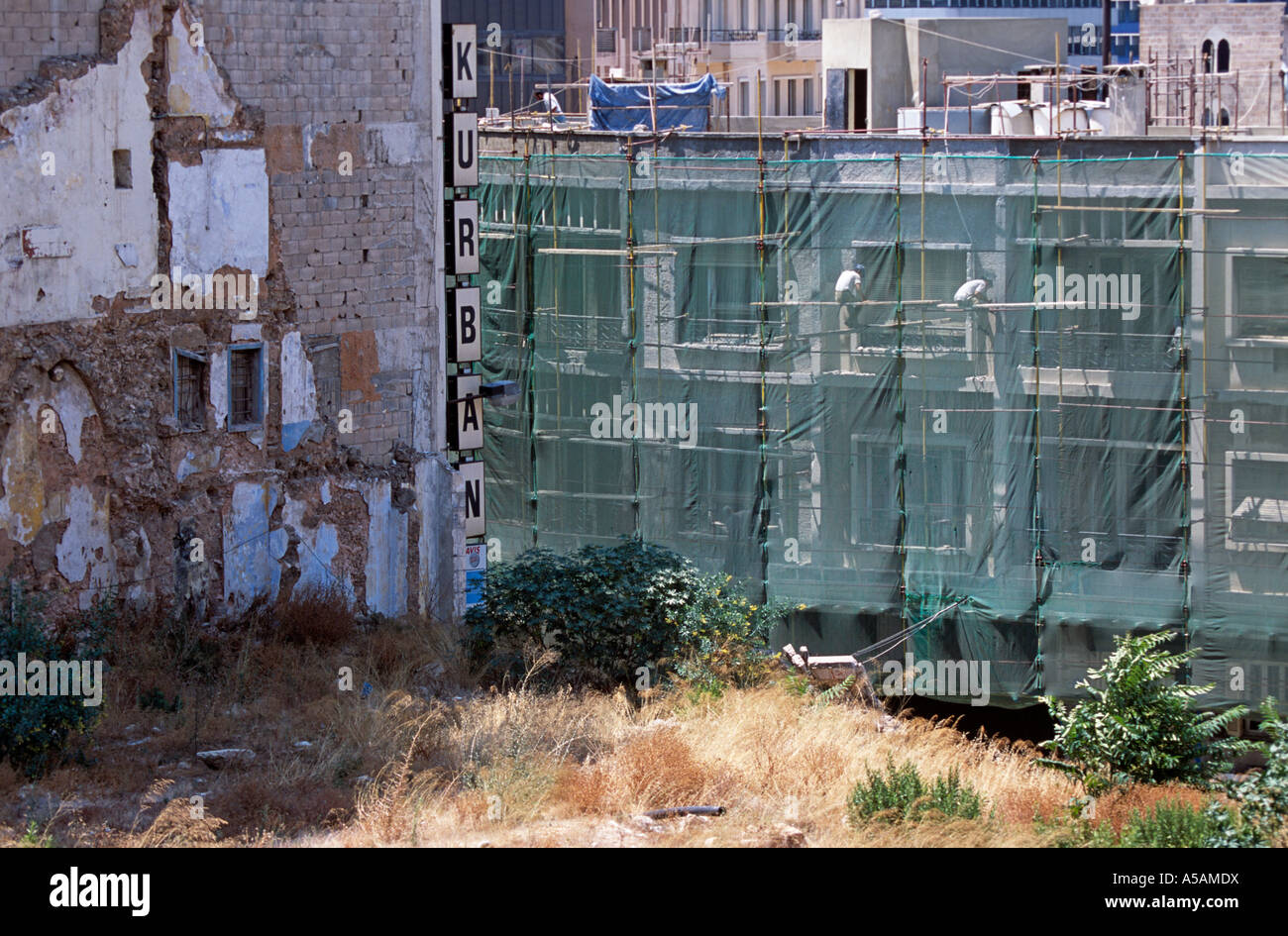 Construction site, Beirut, Lebanon Stock Photo - Alamy