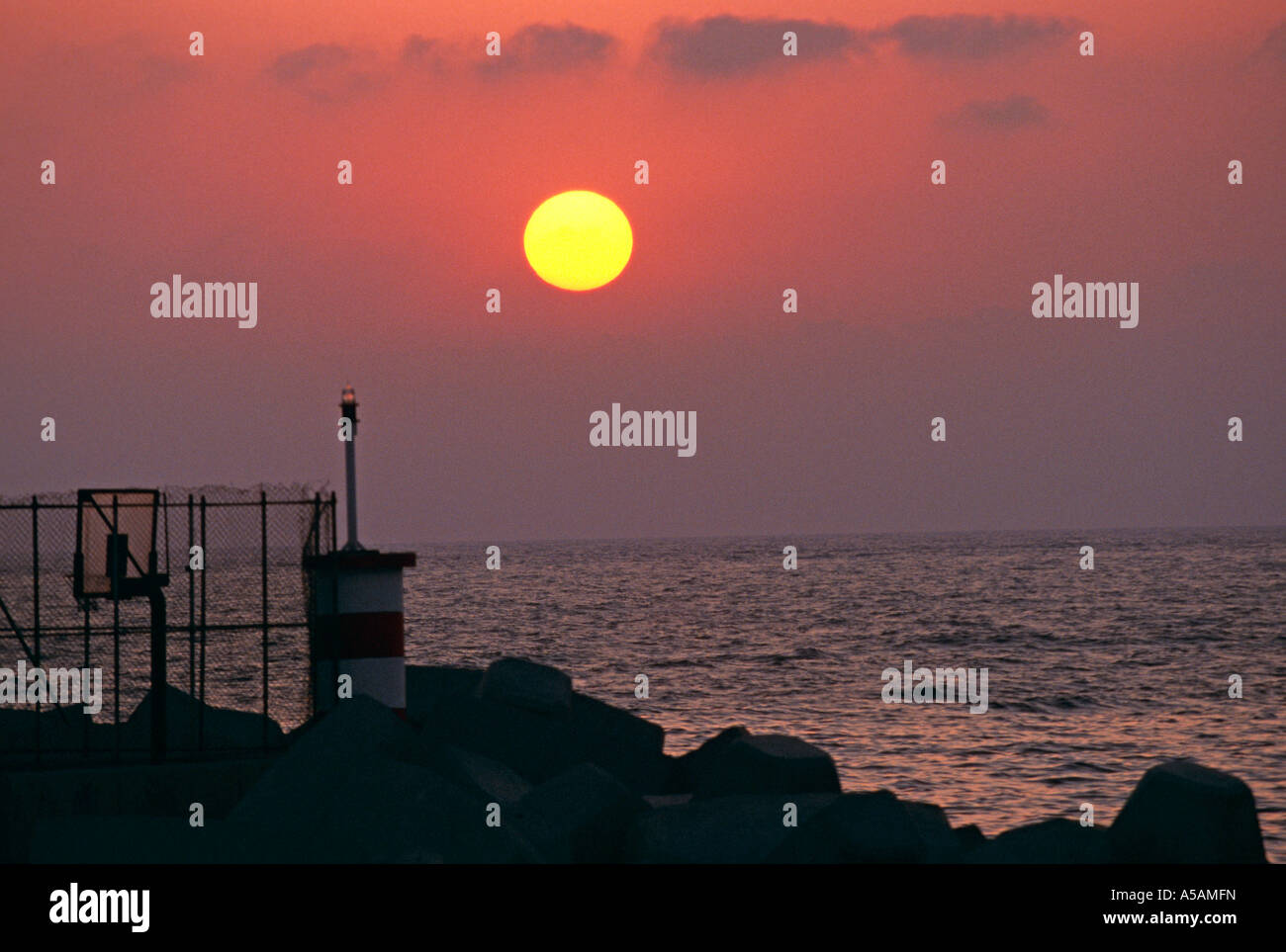 Sunset in Beirut, Lebanon Stock Photo - Alamy