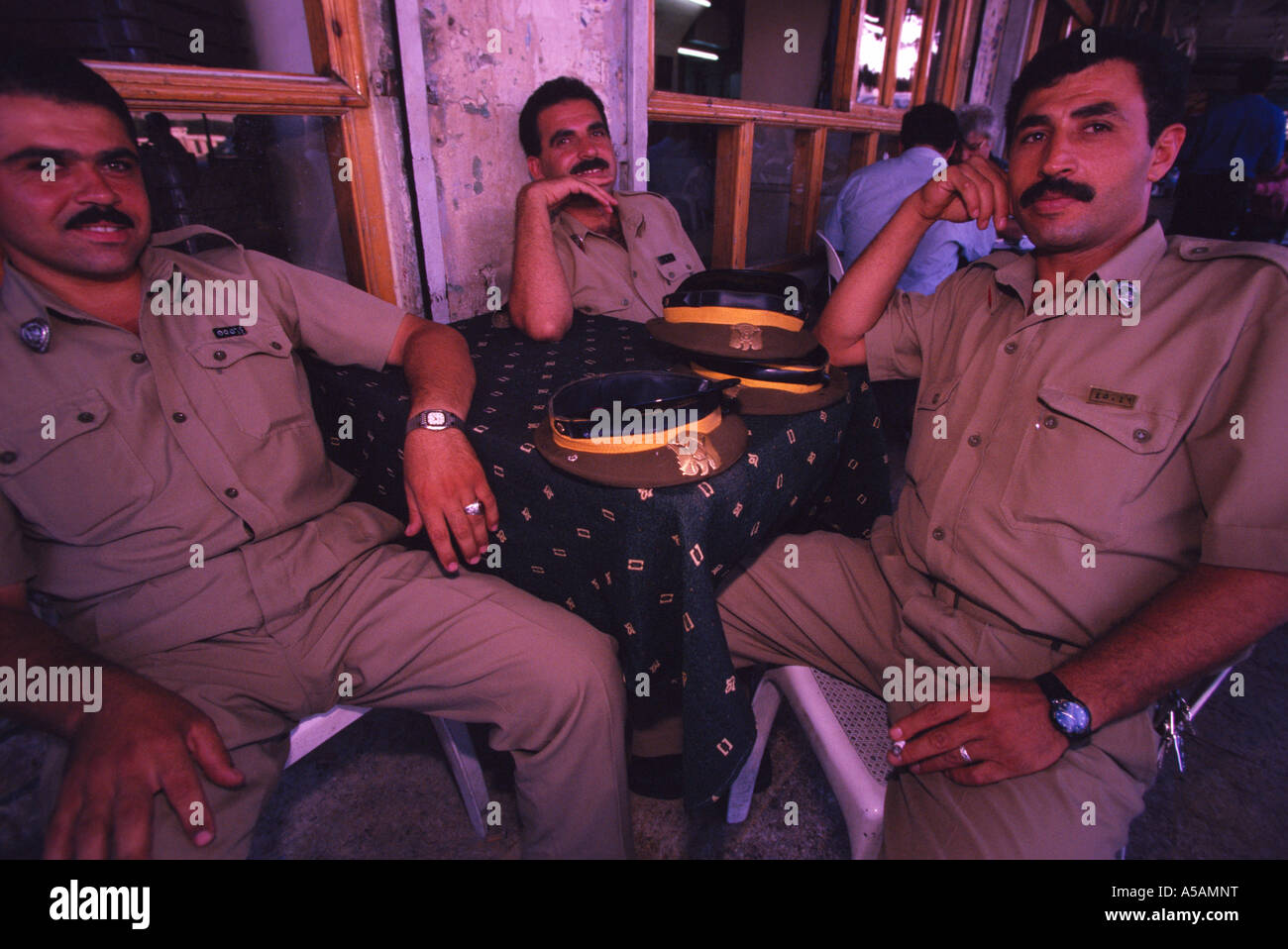 Policemen in Damascus Syria Stock Photo - Alamy