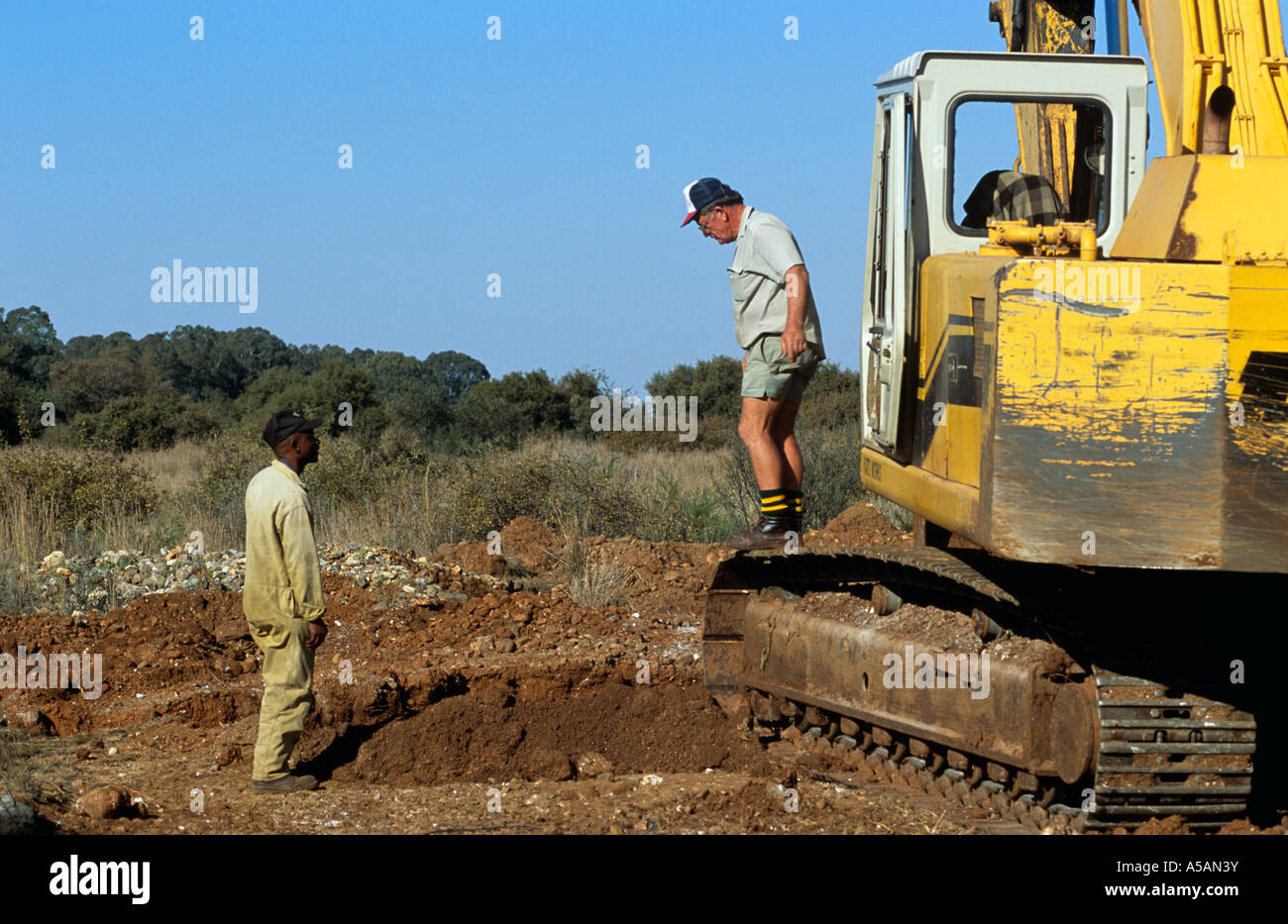 Mine workers south africa hi-res stock photography and images - Alamy