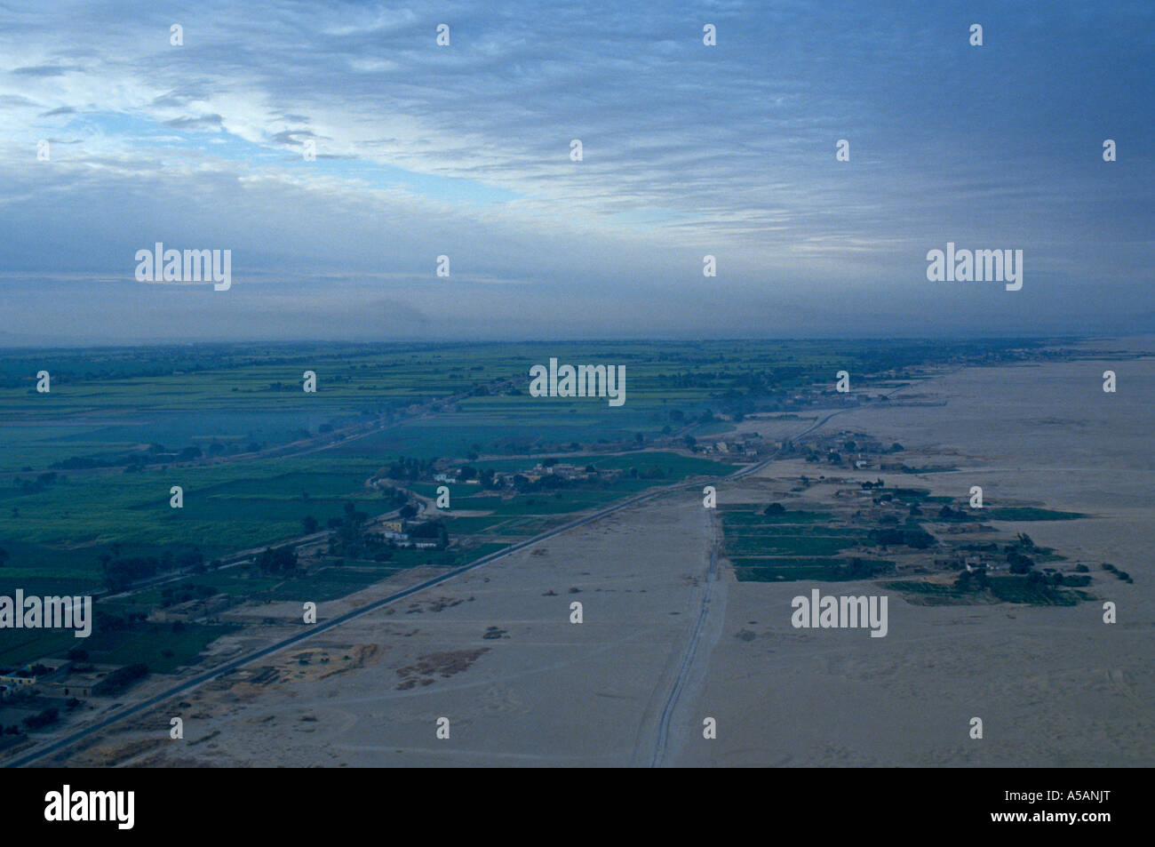 Aerial view of city, Luxor, Egypt Stock Photo - Alamy