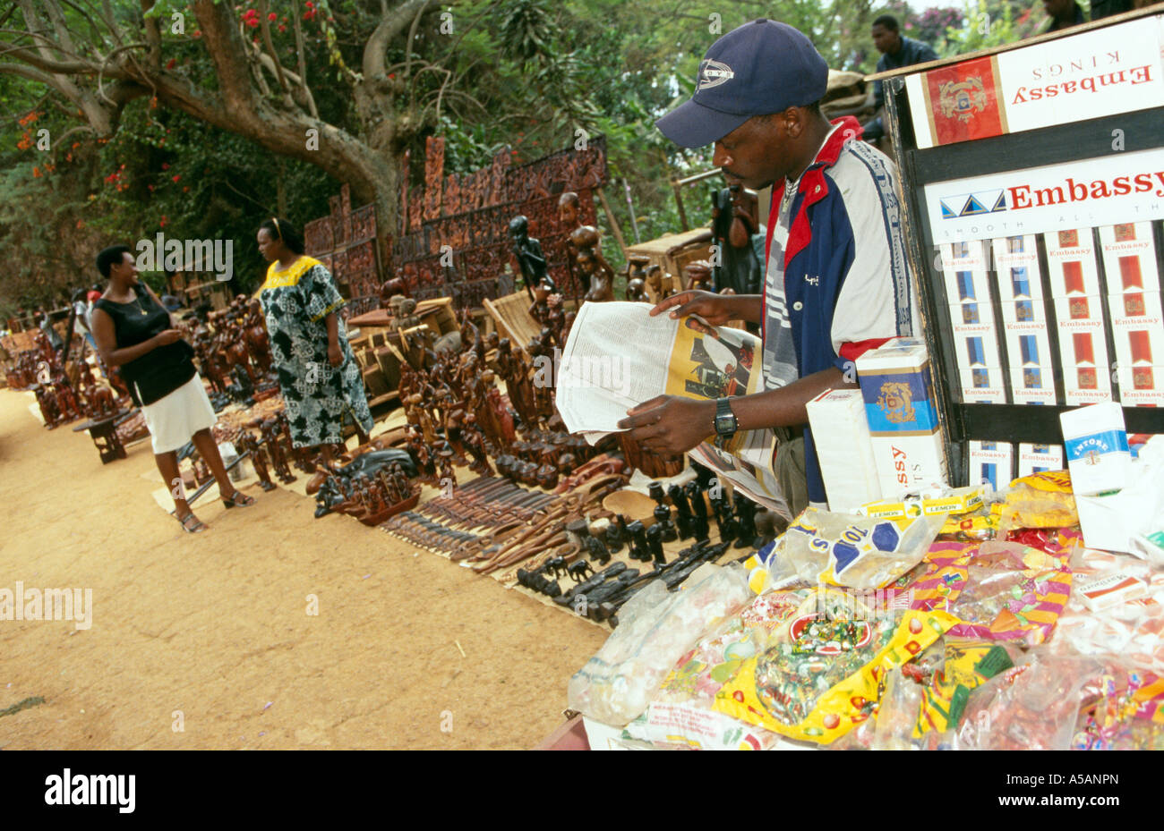 A street market in Rwanda Africa Stock Photo - Alamy