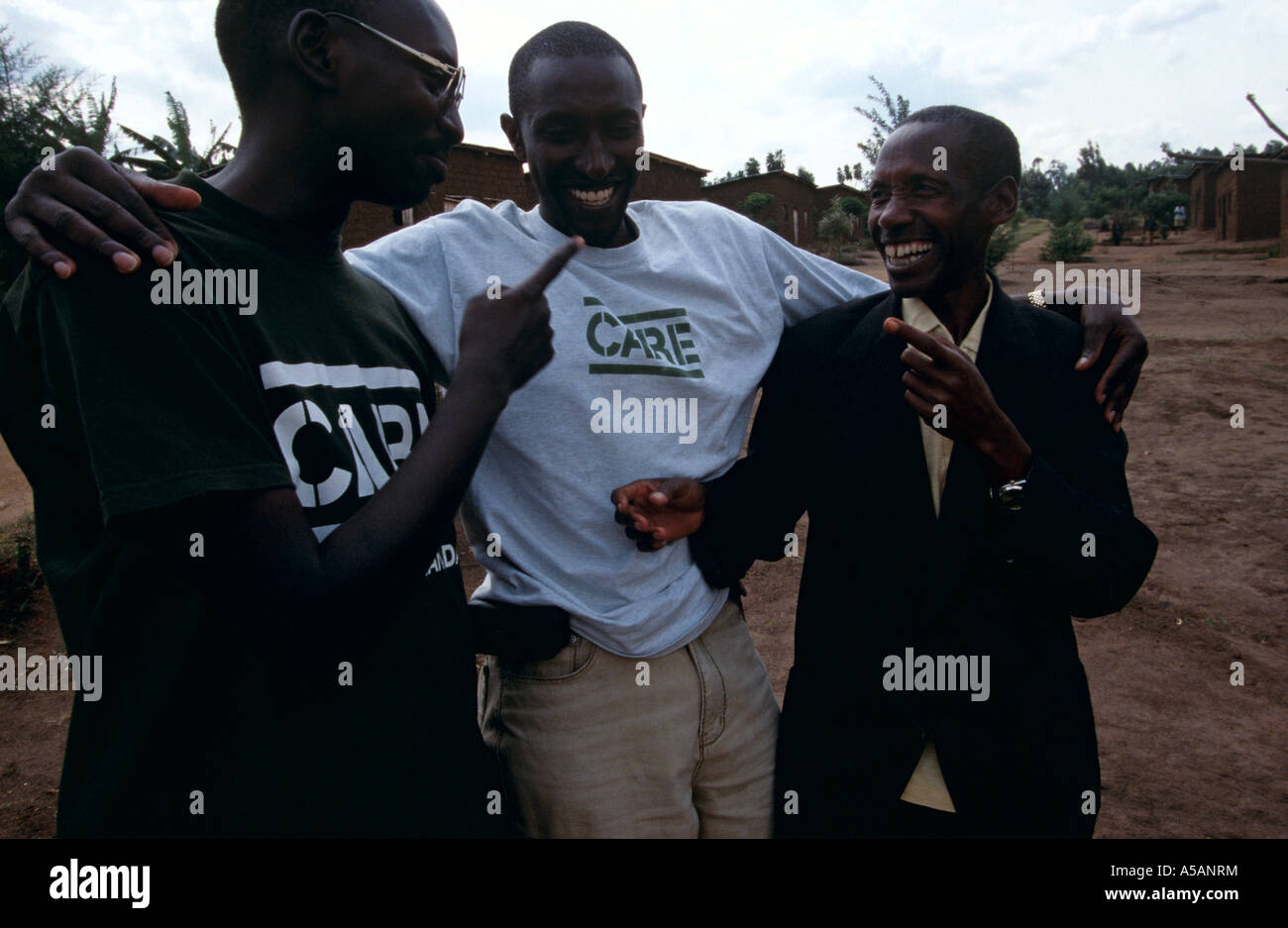 A Care volunteer in Rwanda Africa Stock Photo - Alamy