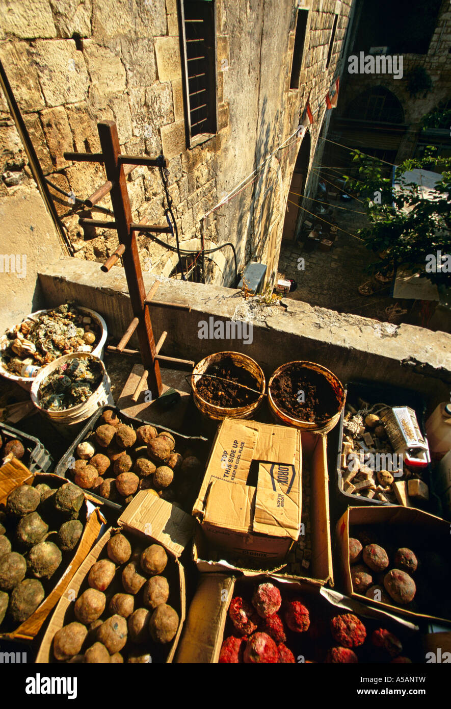 Variety of soap for sale, Tripoli, Lebanon Stock Photo - Alamy